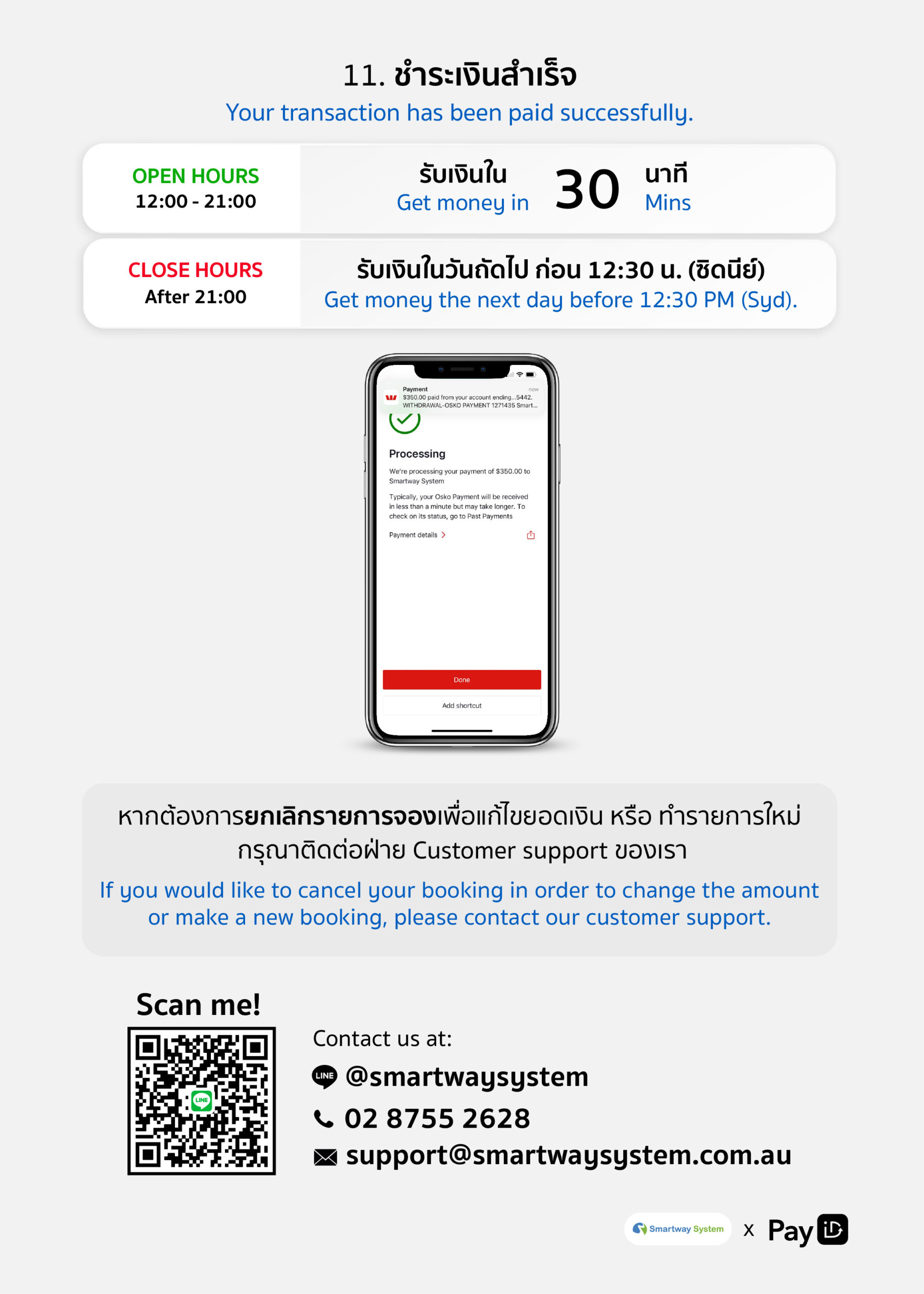 วิธีการชำระเงินในแอปธนาคาร Westpac - Smartway System